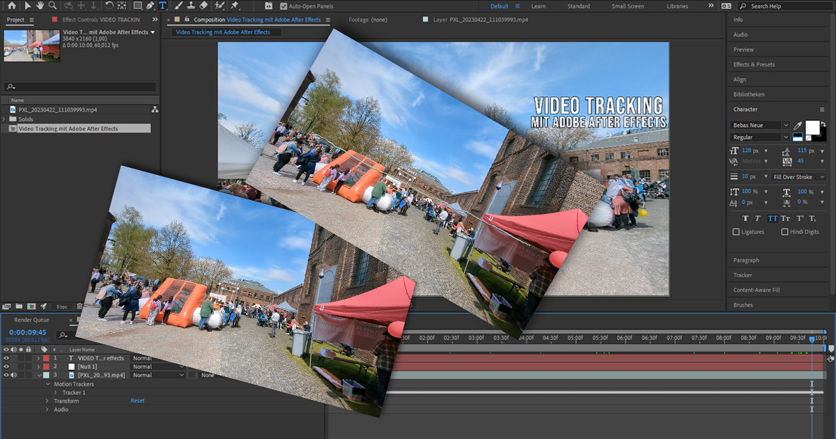 Video Tracking mit Adobe After Effects - schnell erklärt | SCHAUB-DIGITAL